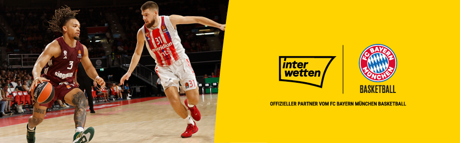 interwetten als Partner des FC Bayern Basketball